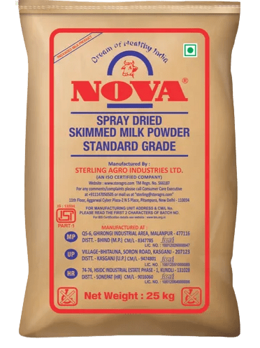 Standard Grade - Skimmed Milk Powder - Nova - 25Kg